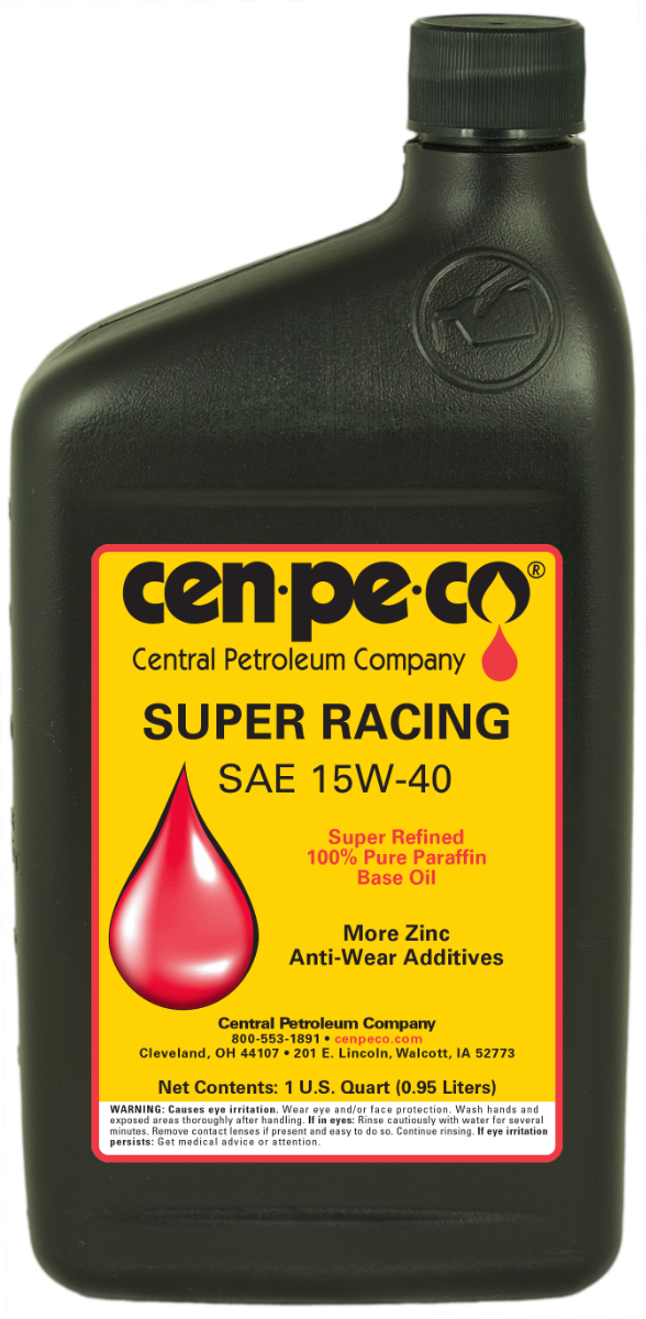 CEN-PE-CO SUPER RACING OIL - Central Petroleum Co.